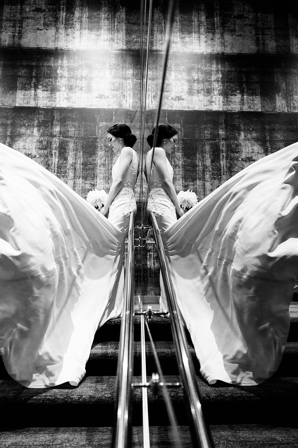 Chic Black and White Wedding at RPM Events - LOLA Event Productions